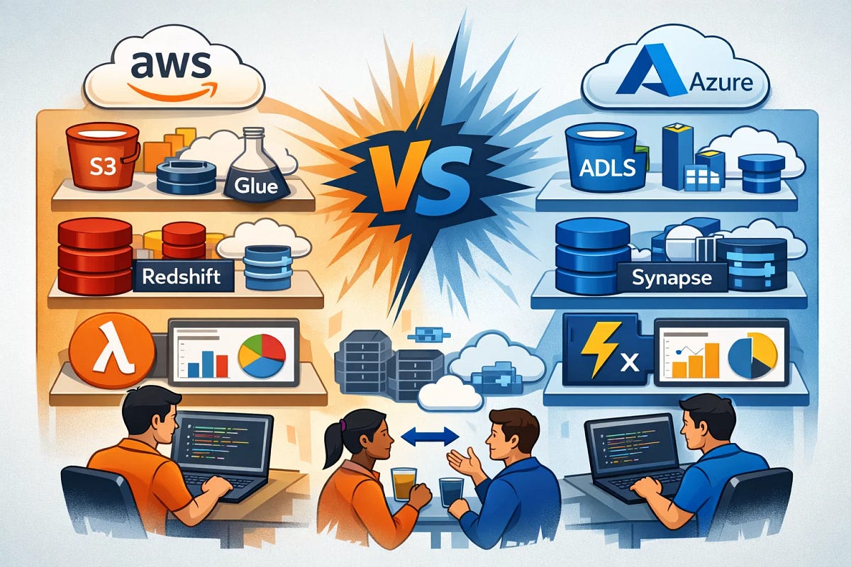 AWS vs Azure: Same Services, Different Names . Why Is Cloud So ...