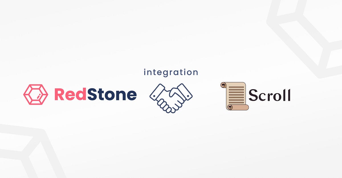 RedStone Partnership with Scroll. The RedStone partnership with Scroll ...