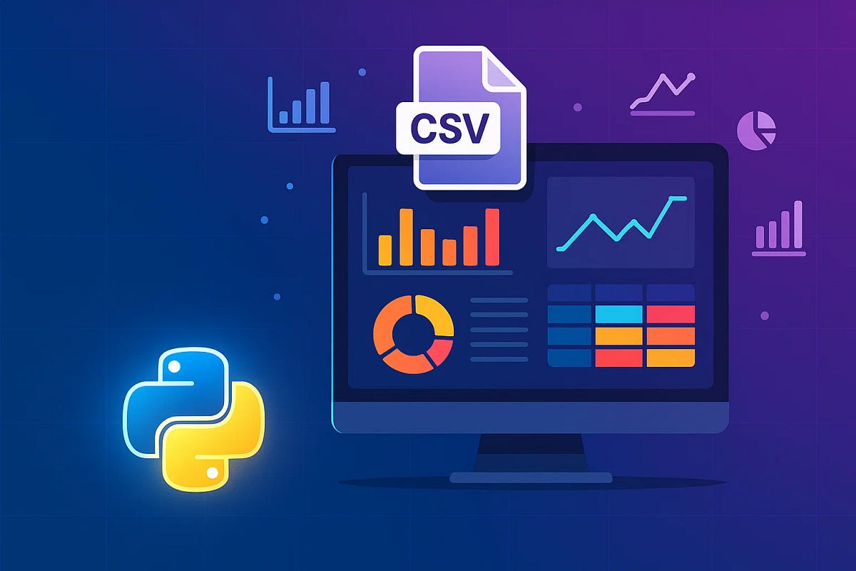From CSV to Interactive Dashboard: Visualizing Data with Python, Pandas, and Plotly | by Dr ...