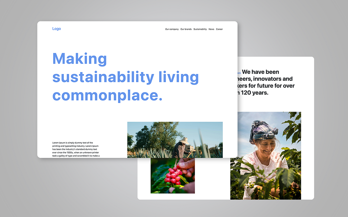 Creating this clean and blue website with HTML and CSS step by step ...
