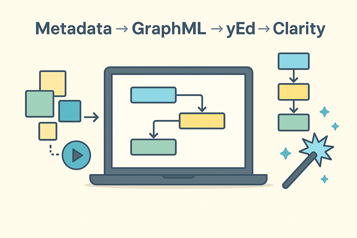 Automatically Generating yEd Diagrams from Metadata with Python | by ...