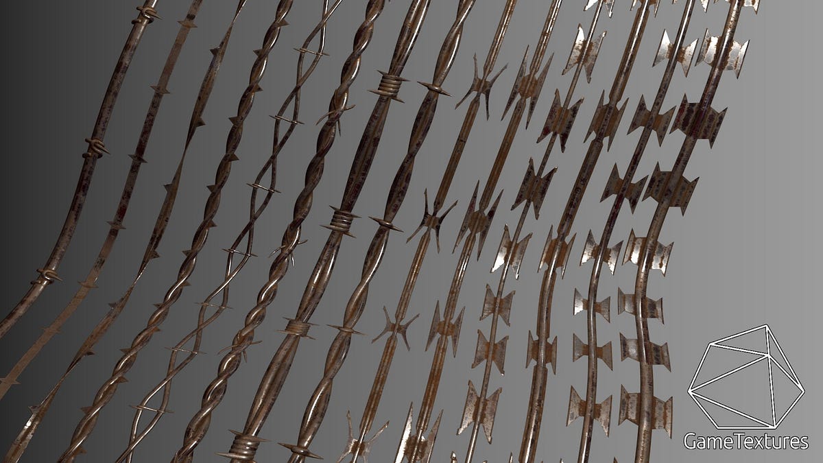 How To Build A Game-Ready Barbed Wire Fence in Blender | by Mike ...