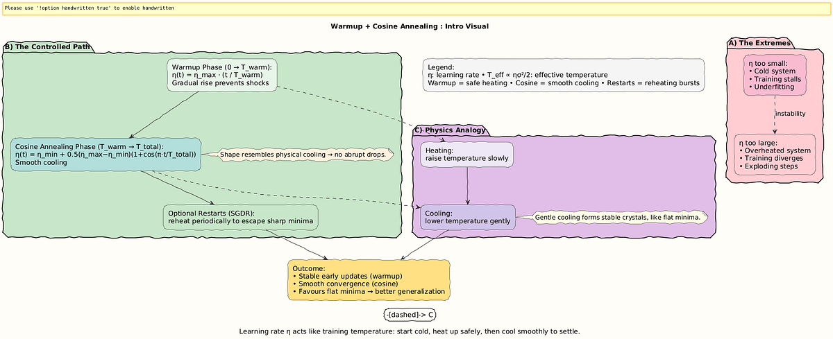 Warmup and Cosine Annealing: The Hidden Physics of Learning Rate ...