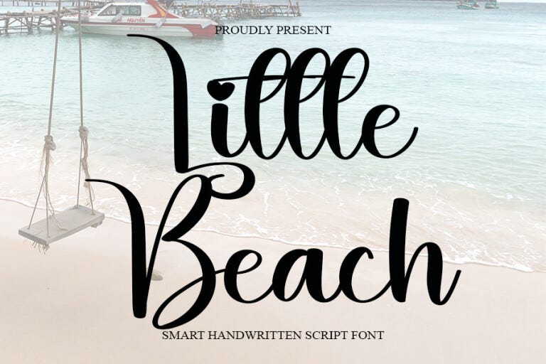 Little Beach Font Free Download | by ishirakawamary | Medium
