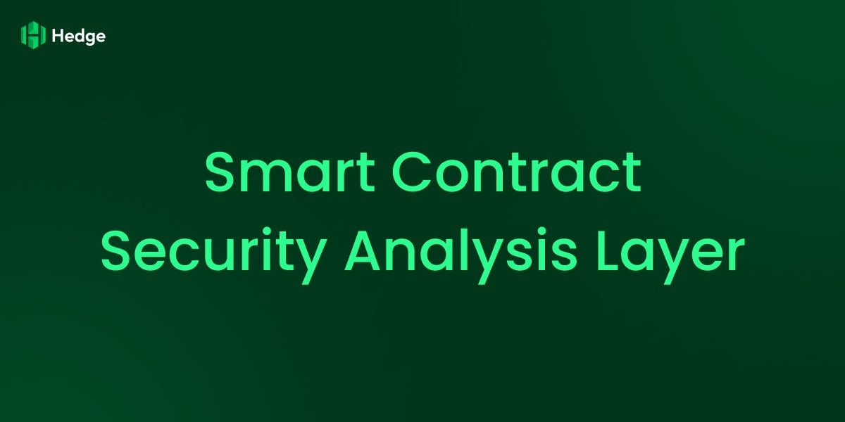 Sentinel Syntax Smart Contract Security Analysis Layer By Hedgeblock Medium