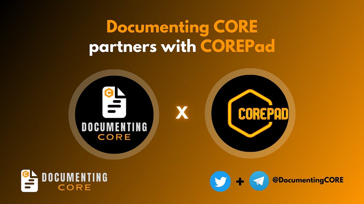 Corepad get’s verified by Documenting Core | by CorePAD Token | Medium