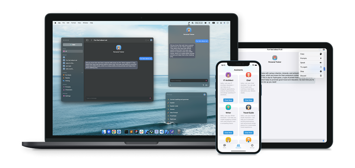 Introducing Joy AI — Smart chatbot assistant on Mac, iPhone and iPad ...