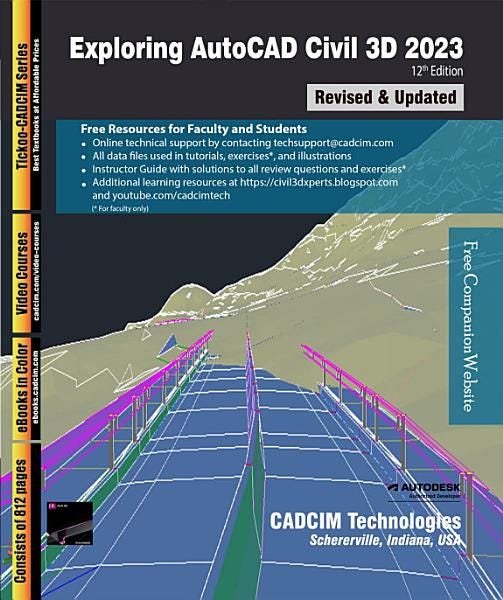 Download PDF/Epub Exploring AutoCAD Civil 3D 2023, 12th Edition ...