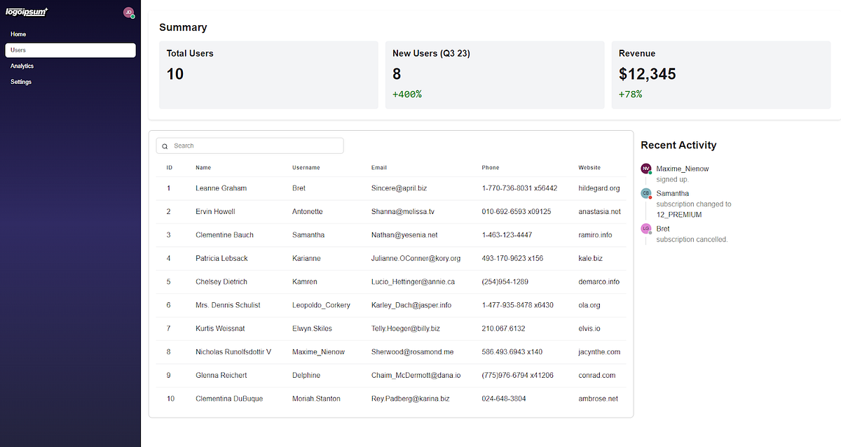 How to Build a Modern SaaS Dashboard | JavaScript in Plain English