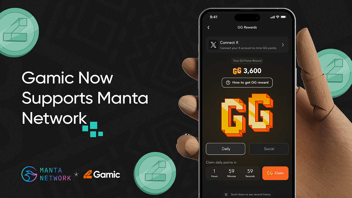 Gamic Now Supports Manta Network — Easier Transactions, More $GNG Rewards | by Gamic HQ | Jun ...