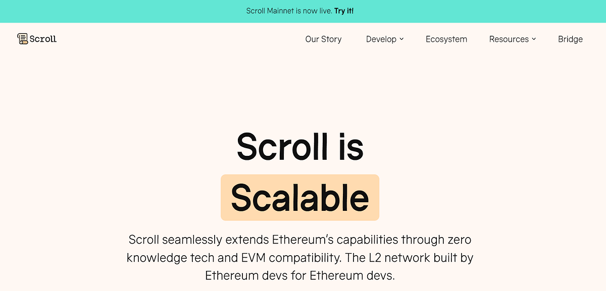 Finally Live: Scroll Airdrop. Learn How to Claim Your Scroll Airdrop: | by Bounty Scout | Medium