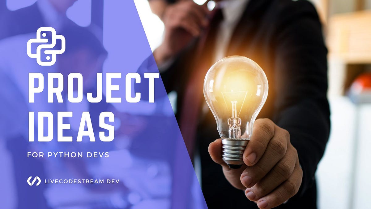 Ten Crazy Cool Python Project Ideas for 2022 | by Juan Cruz Martinez | Better Programming