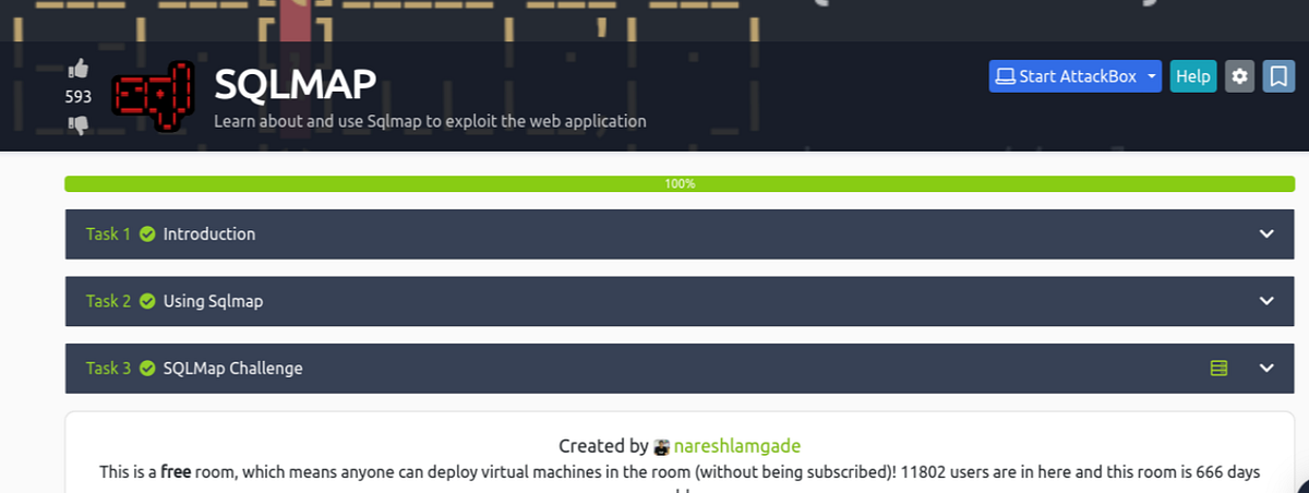 Writeup of TryHackMe room”SQLMAP” | by Jaman Ahmed | Medium
