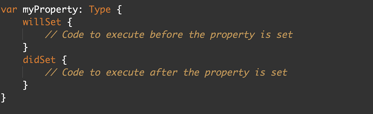 Property Observers in Swift. Property observers in Swift allow you… | by Sumanth Maddela | Mar ...