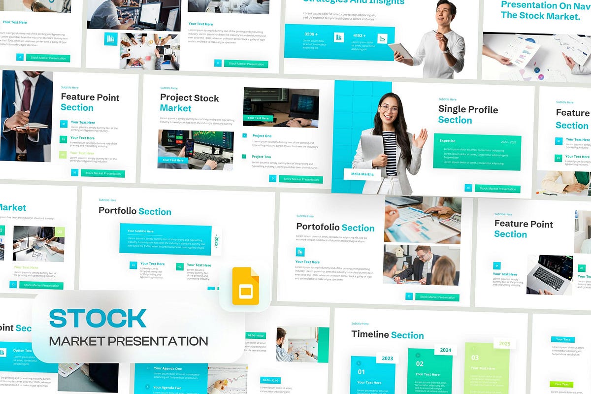 Stock Market Google Slides - Echoedge - Medium