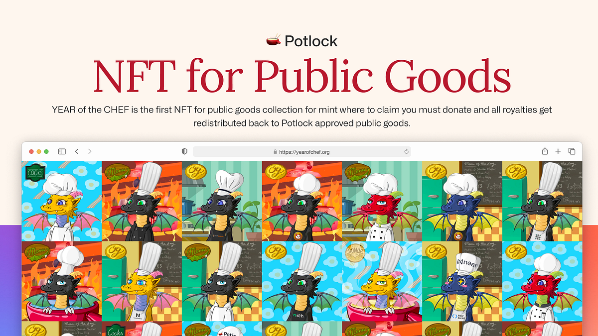 NFT for Public Goods | YEAR OF THE CHEF | by PlugRel | POTLOCK