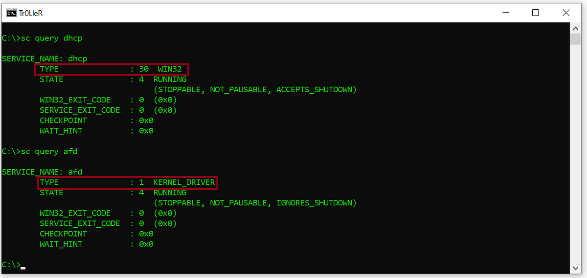 The Windows Process Journey — “sc.exe” (Service Control Manager Configuration Tool) | by Shlomi ...