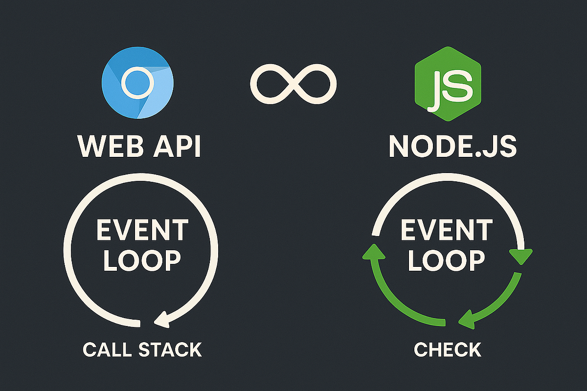 🌀 Node.js vs Browser JavaScript Event Loop — The Complete Guide (with ...
