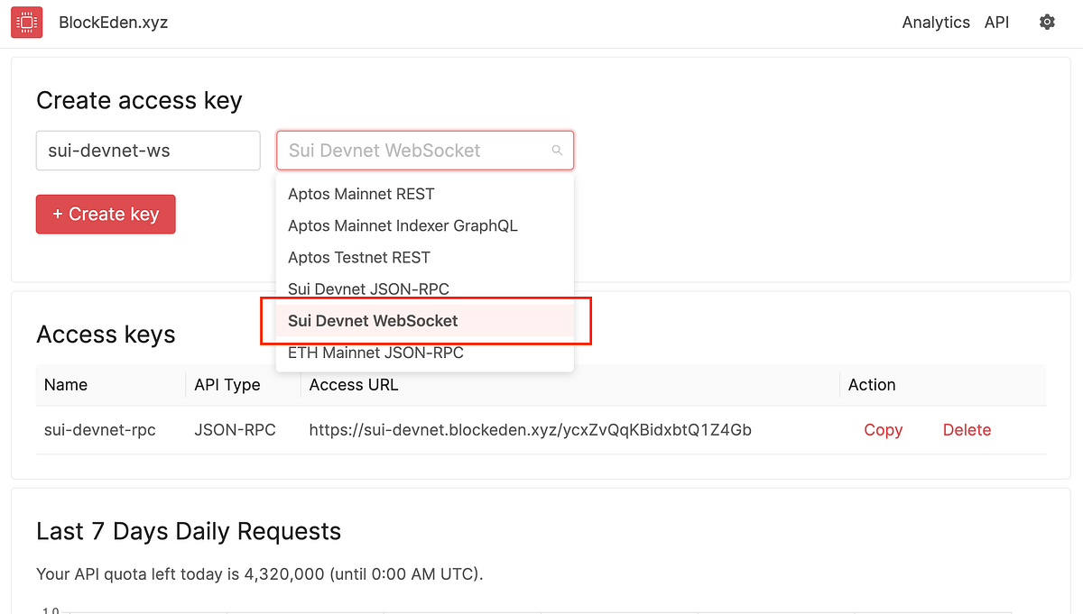 Supporting Sui WebSocket. We are among the first Sui Devnet… | by BlockEden.xyz | Medium