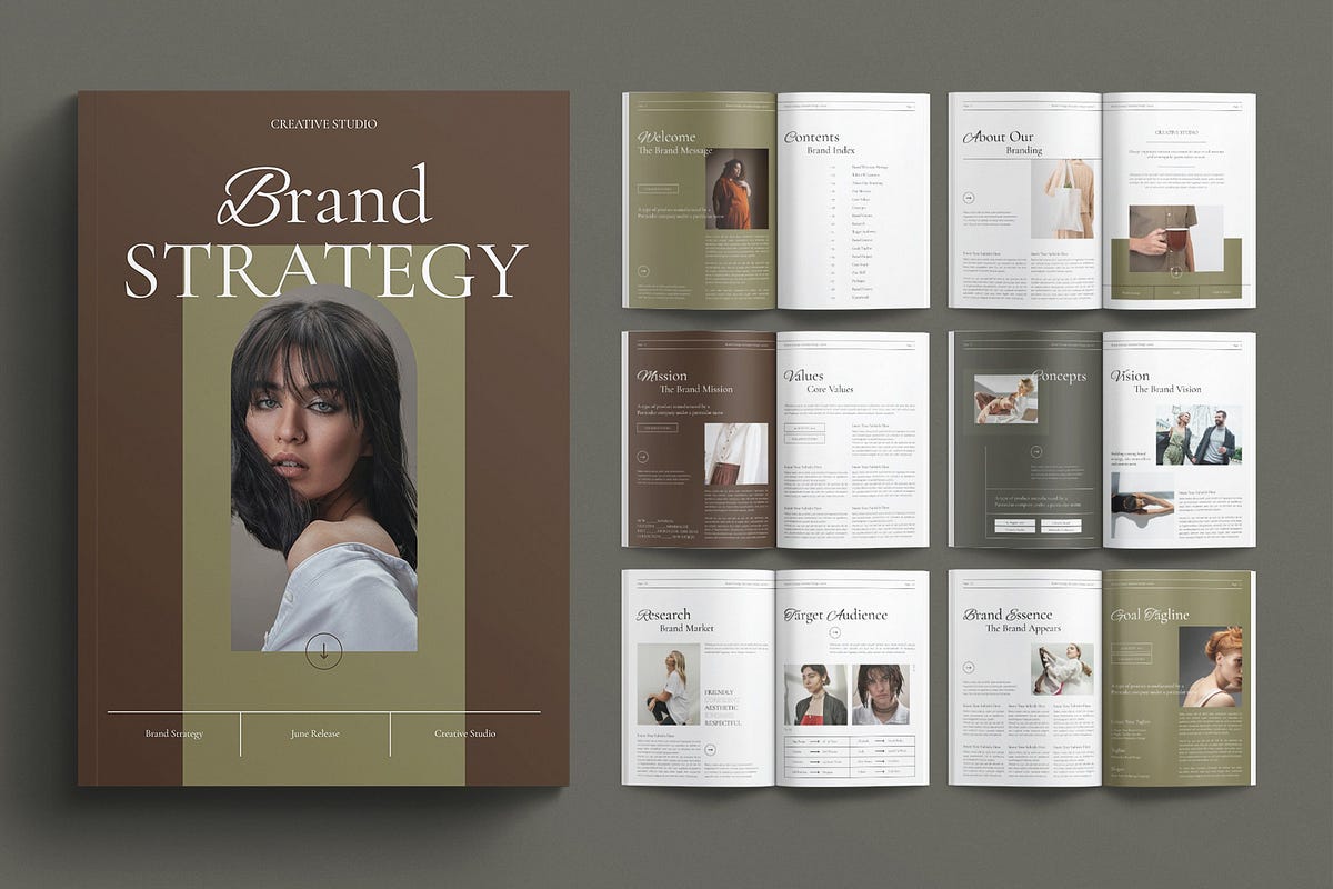 Brand Strategy Layout Design Template | by Spectralshroud | Sep, 2024 ...