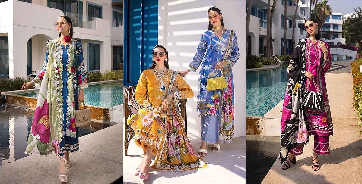 Beautiful Pakistani Suits in Vibrant Colors and Patterns | by ...