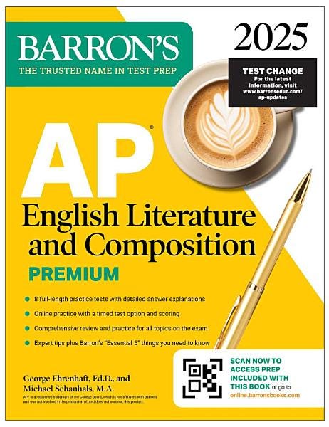 (Download) AP English Literature and Composition Premium, 2025: Prep ...