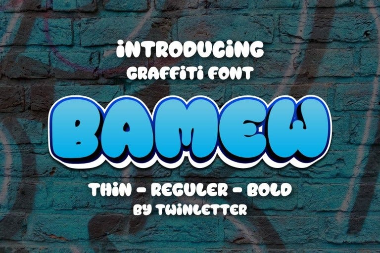Bamew Font | by Kaitooon | Sep, 2024 | Medium