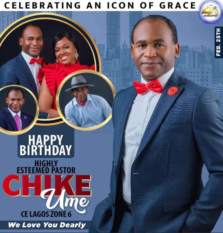 HAPPY BIRTHDAY TO ESTEEMED PASTOR CHIKE UME {link} Happy birth - Loveworld songs - Medium