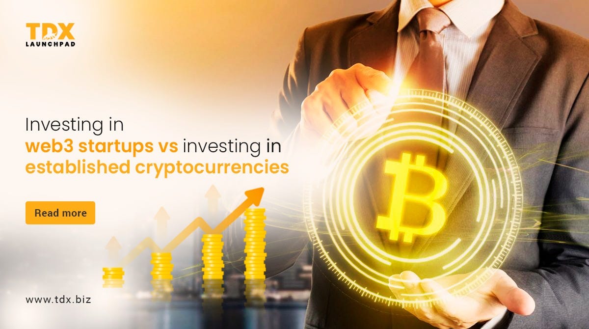 Investing in web3 startups vs investing in established cryptocurrencies | by TDX | Medium