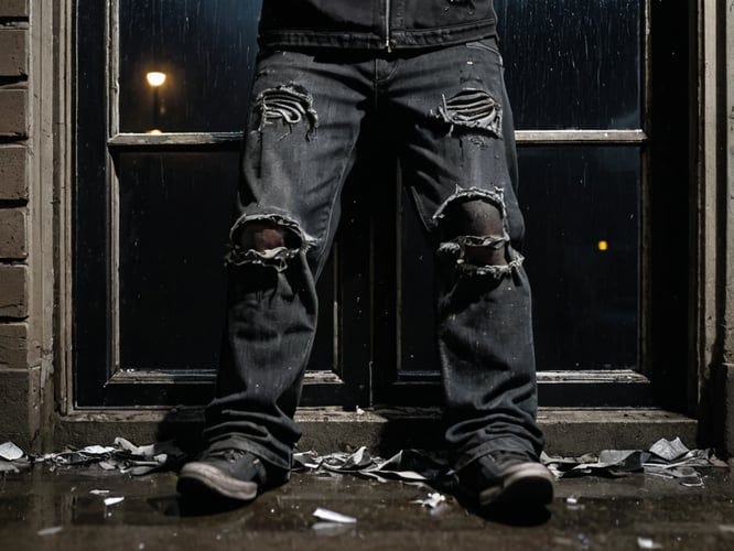 Black Destroyed Jeans | by Grayson Swift | Apr, 2024 | Medium