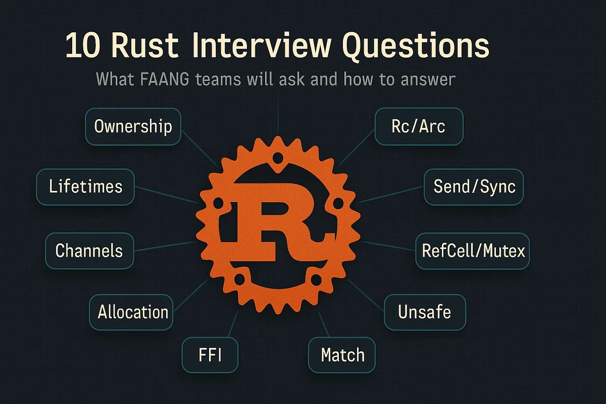 10 Rust Interview Questions You Will Keep Seeing in FAANG Interviews ...