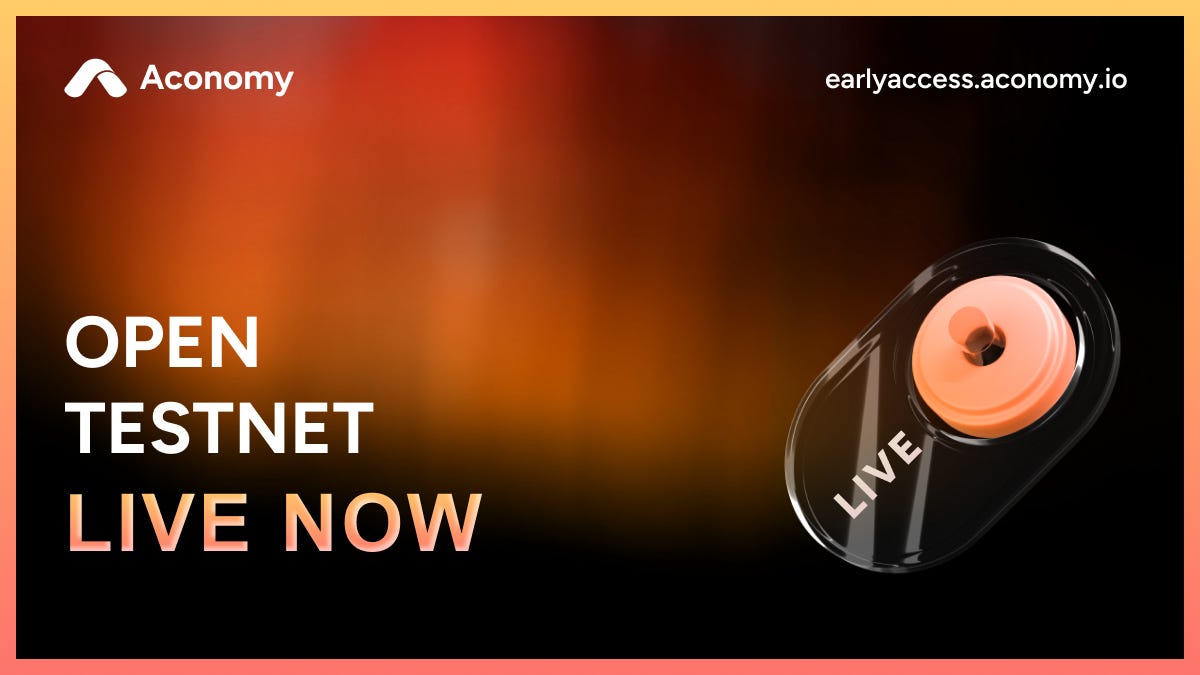 Aconomy Open Testnet is Live Now |Asset Tokenization | Aconomy-Foundation