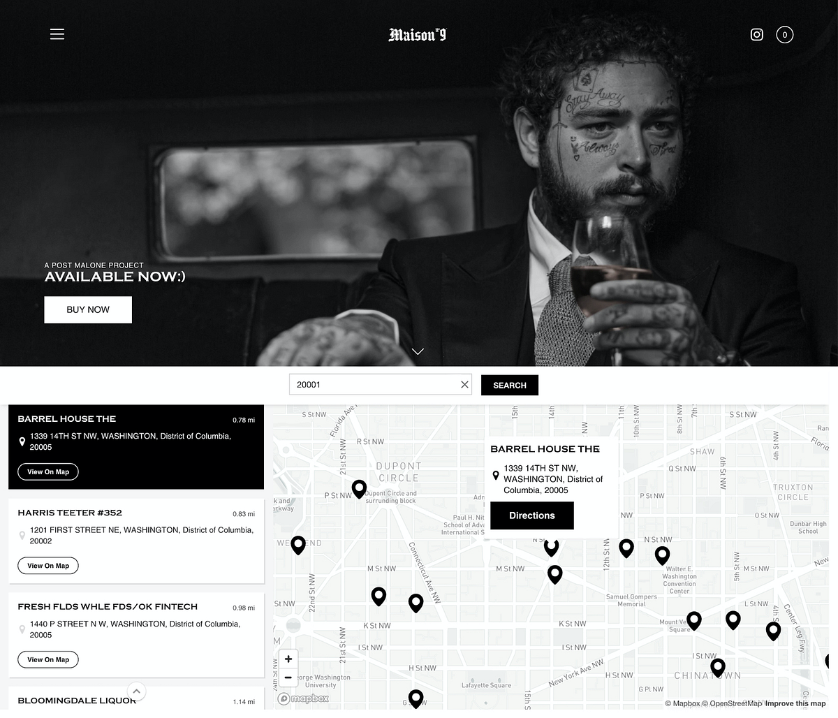 Store Locators, ‘for when you want to get a little fancy’ — Maison 9 ...