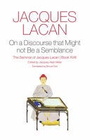 [PDF] On a Discourse that Might not Be a Semblance: The Seminar of ...