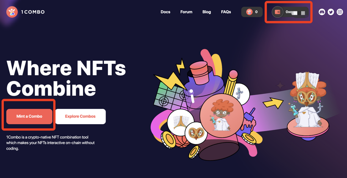 Tutorial for 1combo Halloween 2022 Airdrop | by FengBB | Medium