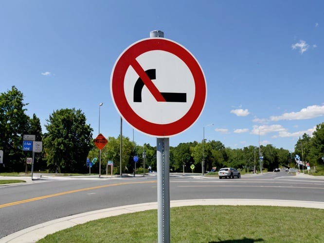 No U Turn Signs | by Donna Hall | Jun, 2024 | Medium