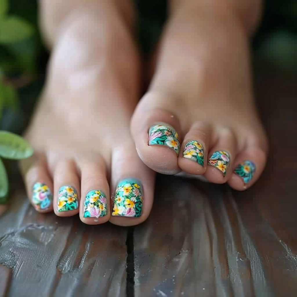 Simple Diy Toe Nail Art For Summer At Home By Daring Lily Your Remote Nail Salon Jun 2024