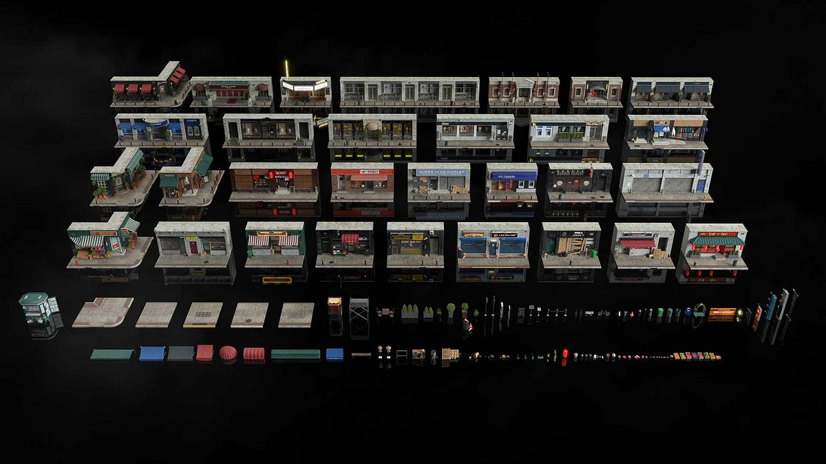 Kitbash3D — Storefronts. Kitbash3D — Storefronts Download | by Hyunminpaquette | May, 2024 | Medium