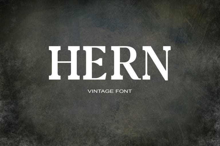 Hern Font | by Kaitooon | Aug, 2024 | Medium