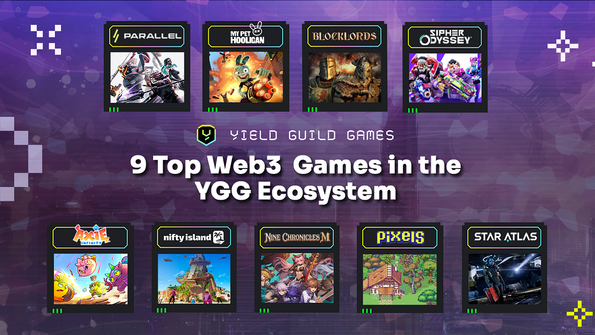 9 Top Web3 Games in the YGG Ecosystem | by Yield Guild Games | Yield Guild Games | Medium