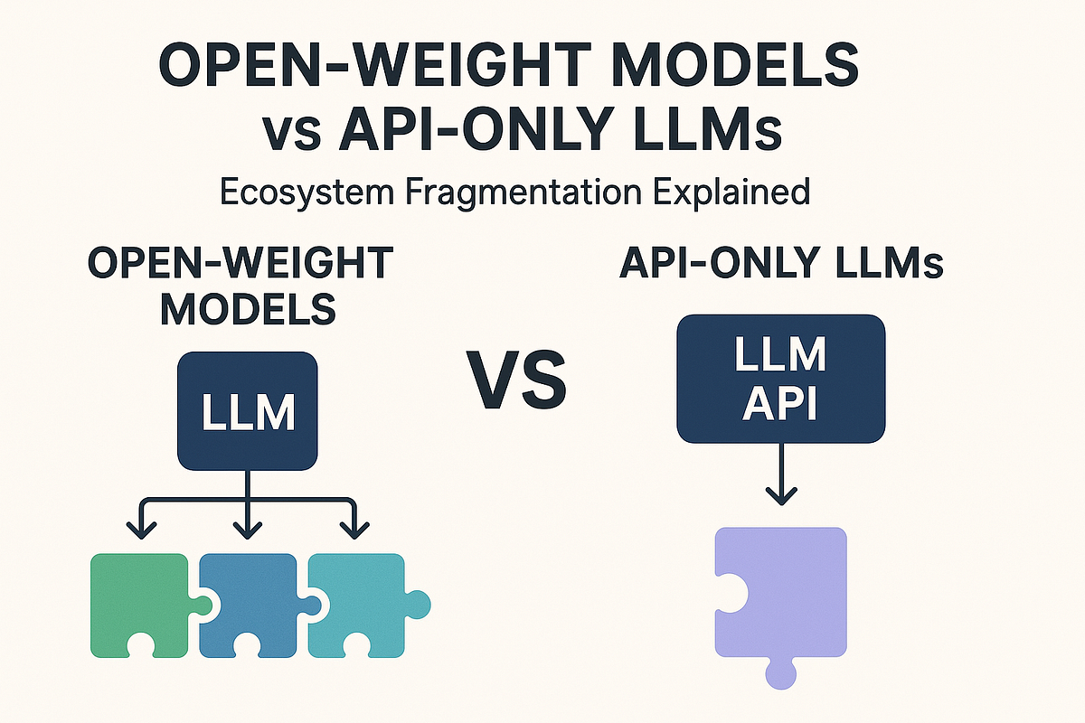 Open-Weight Models vs API- Only LLMs | by Zaina Haider | GoPenAI