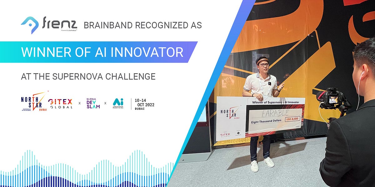 FRENZ™ Brainband Recognized as Winner of AI Innovator at the Supernova ...