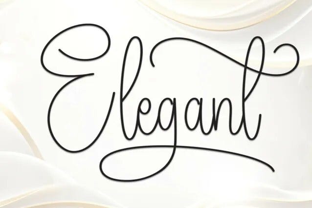 Elegant Script Font | by kaisunnan8 | Oct, 2024 | Medium