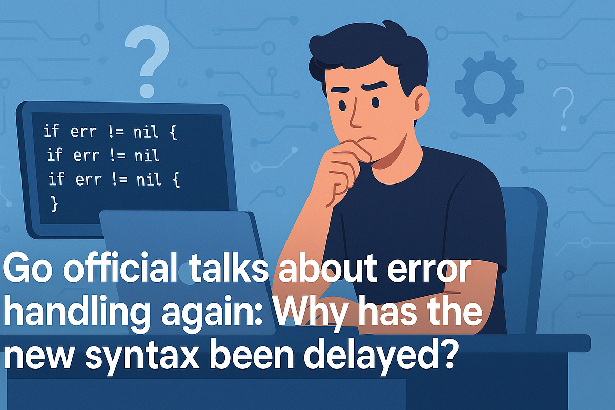 Official discussions readdress error handling: Why has the new syntax been delayed? | by ...