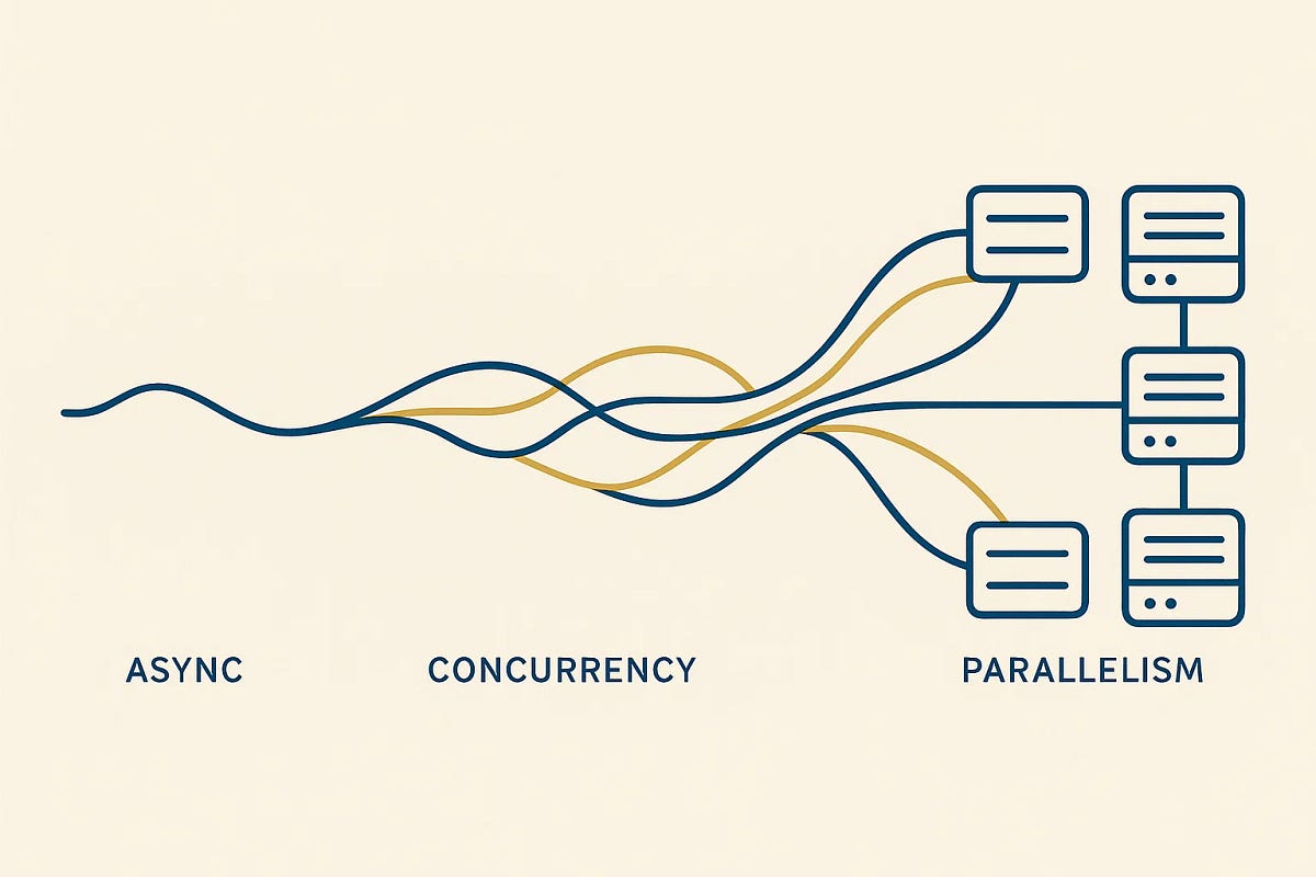 🧩 Connecting It All: Threads, Async, Concurrency, and Parallelism | by ...