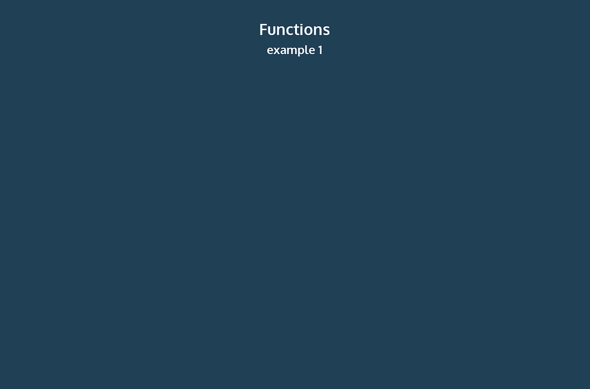 Js — Functions What Are Functions By Perfectogo Medium