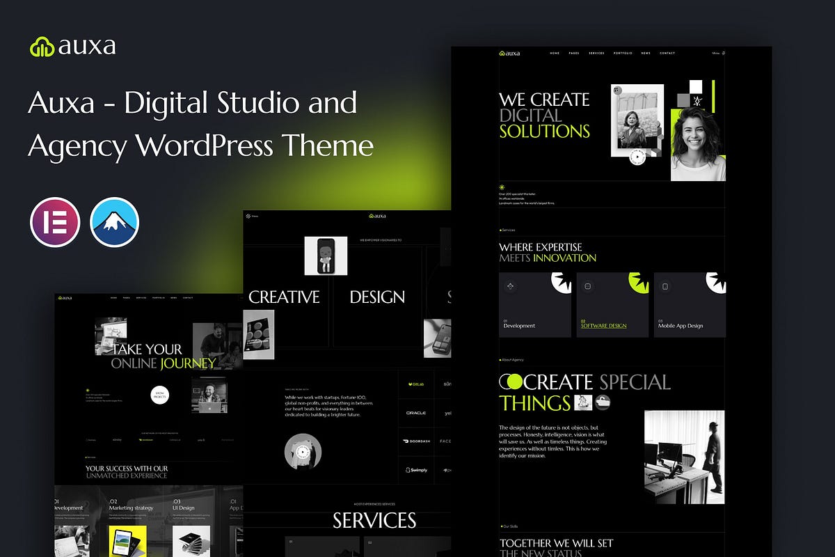 Auxa — Digital Studio and Agency WordPress Theme | by Pixelpariah | Aug, 2024 | Medium