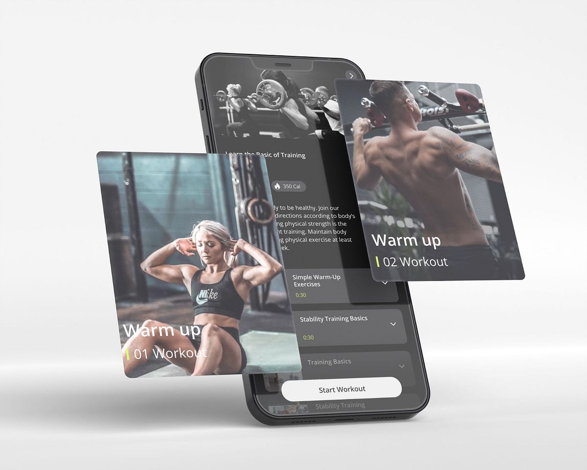 Case Study: Mobile Training App. Fitness training app called “O-FIT” | by Ali Refaat | Bootcamp ...