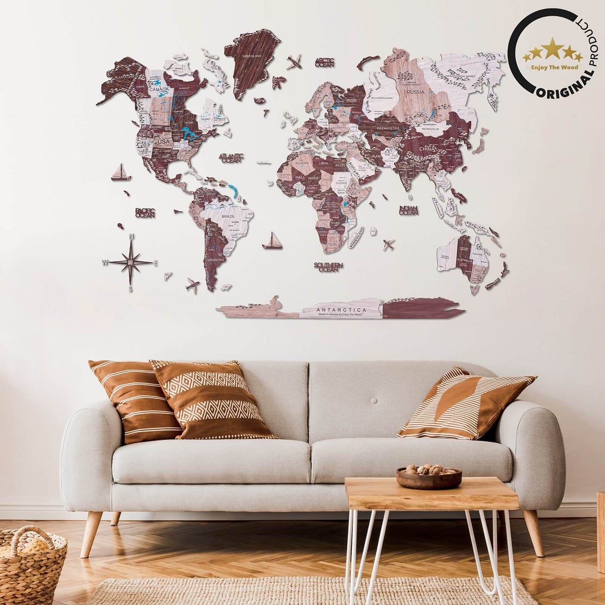 3D Multilayered World Map Review. For adventure enthusiasts and travel ...