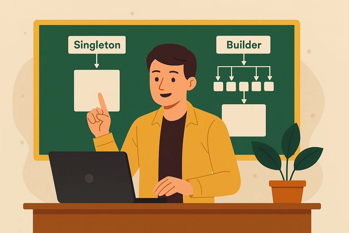 Learn System Design With Me . Day 4: Singleton & Builder Patterns (The ...